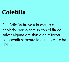 Coletilla para los sucesivos artículos | Planet Point Reputation